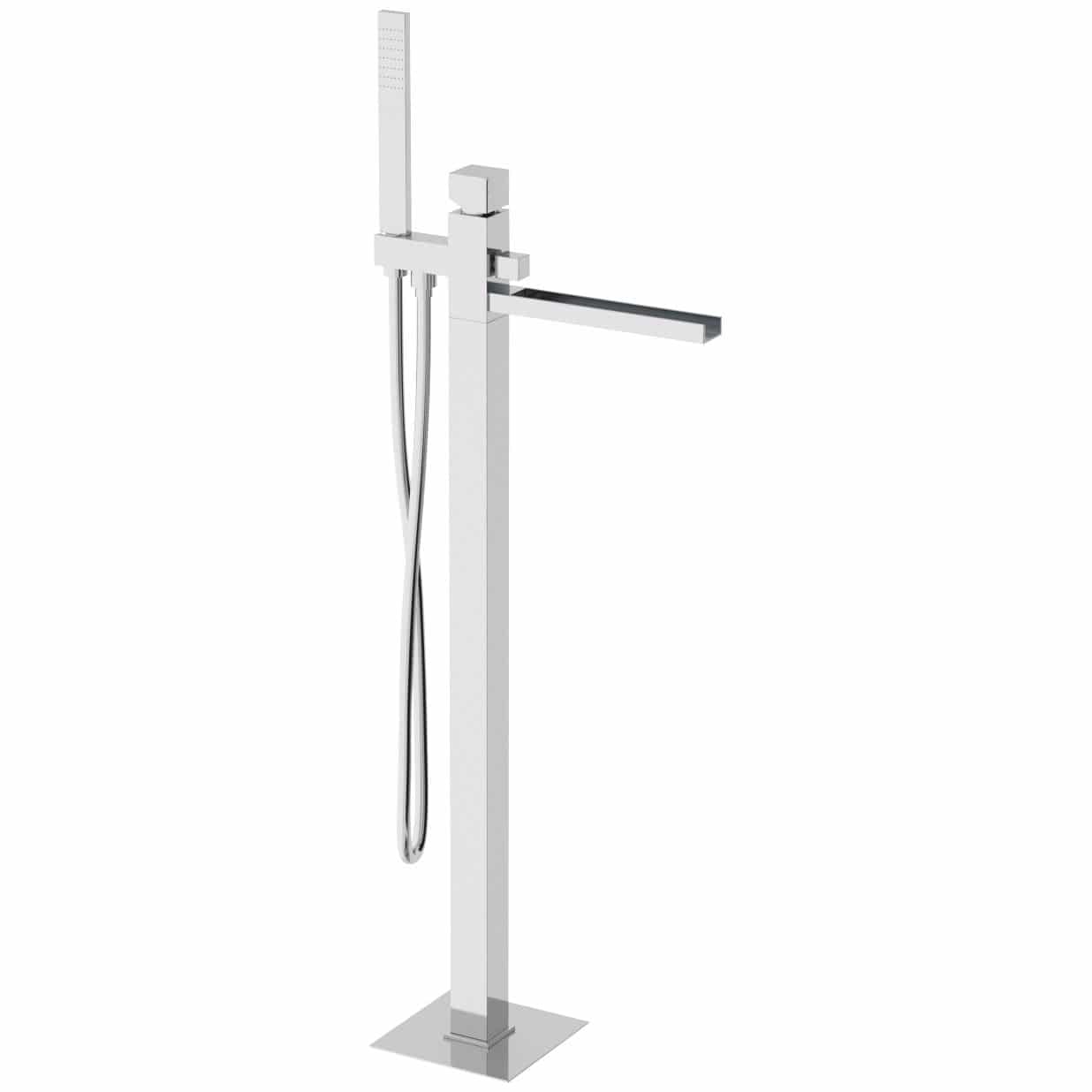 Bathtub mixer tap - CW678 - DANIEL RUBINETTERIE - deck mounted / chrome ...