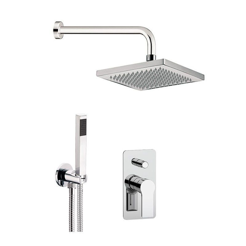 Wall-mounted shower set - REFLEX RX615ZOLCR - DANIEL RUBINETTERIE ...