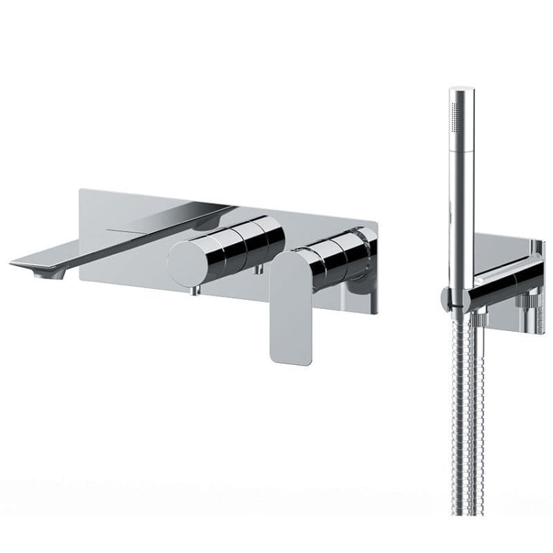 Bathtub mixer tap - AI710D2 - DANIEL RUBINETTERIE - wall-mounted ...