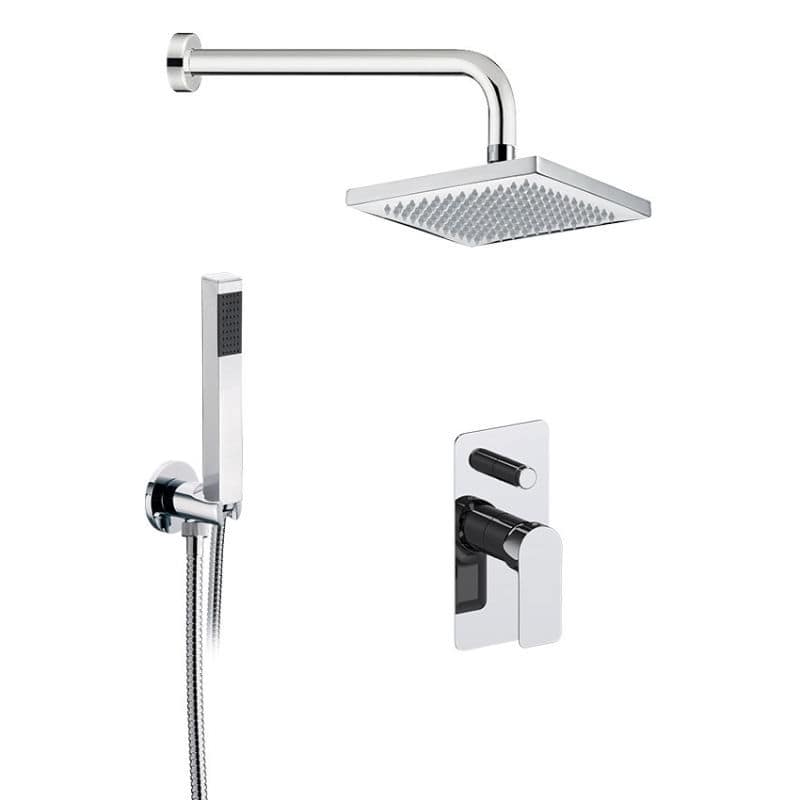 Wall-mounted shower set - AI615ZOL - DANIEL RUBINETTERIE - built-in ...