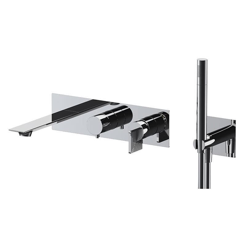 Bathtub mixer tap - ANR710D2 - DANIEL RUBINETTERIE - wall-mounted ...