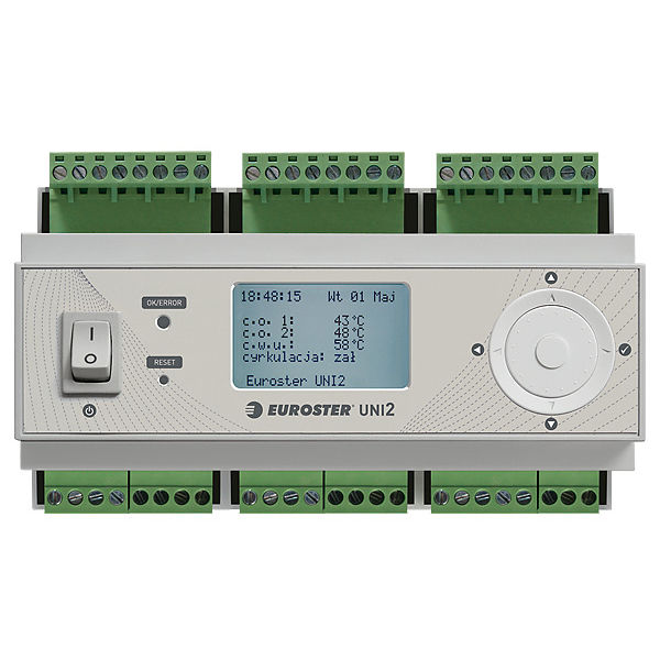 DIN rail heating controller - UNI2 - EUROSTER - for ventilation system