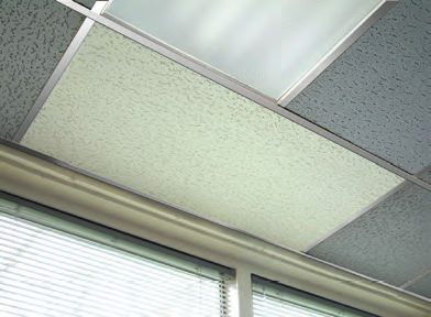 Ceiling-mounted radiant panel - CP & RCP - Markel - white