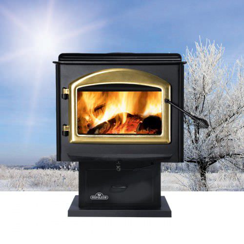 Wood heating stove - 1400 - Napoleon Fireplaces - 20 kW...50 kW ...