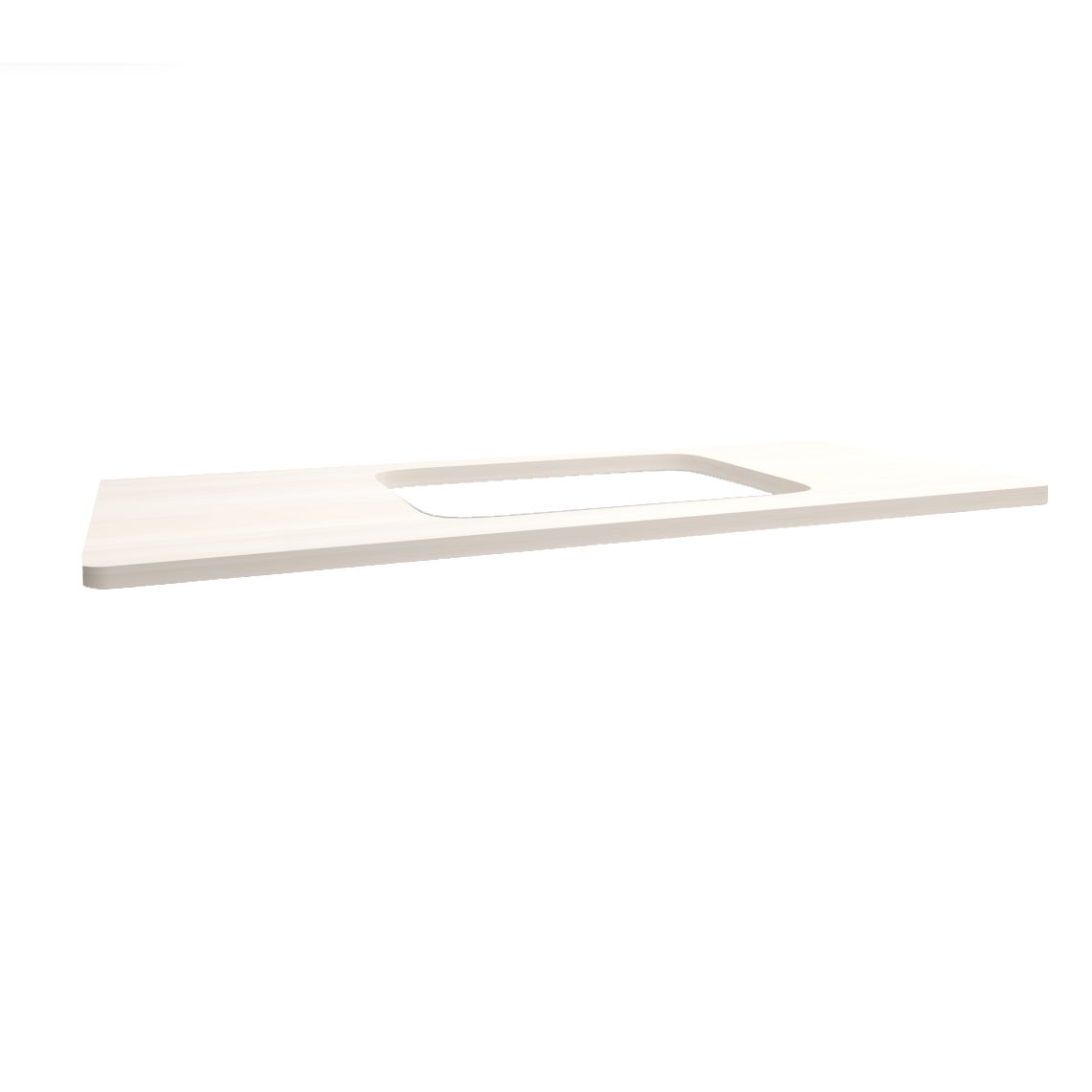 Wooden countertop - MD-BTSUM-120- D02 - DEVO - white / gray / beige