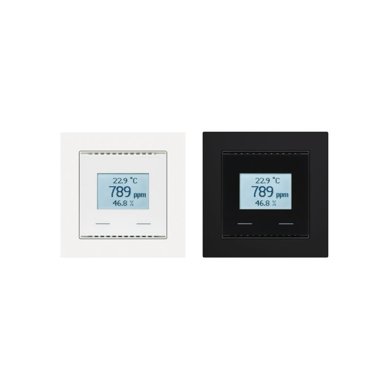 Indoor temperature humidity sensor - KNX VOC/TH-UP TOUCH - Elsner Elektronik GmbH