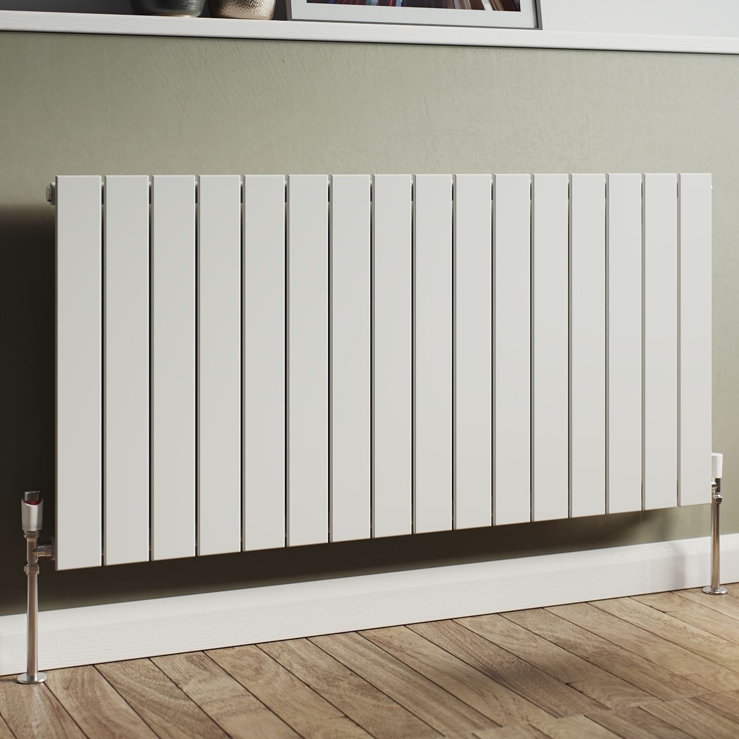 Hot water radiator - MARS 600 - EUCOTHERM - 0...500 w / contemporary ...