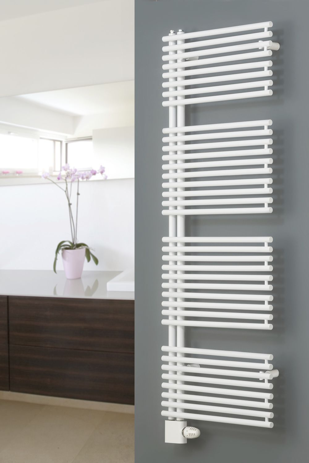 Hot water towel radiator - CERES PLUS - EUCOTHERM - contemporary ...