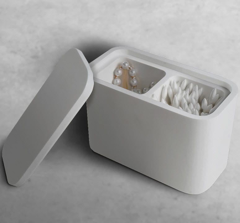 Solid Surface storage box - 290343 Solidcase - IDEAVIT B.V - bathroom