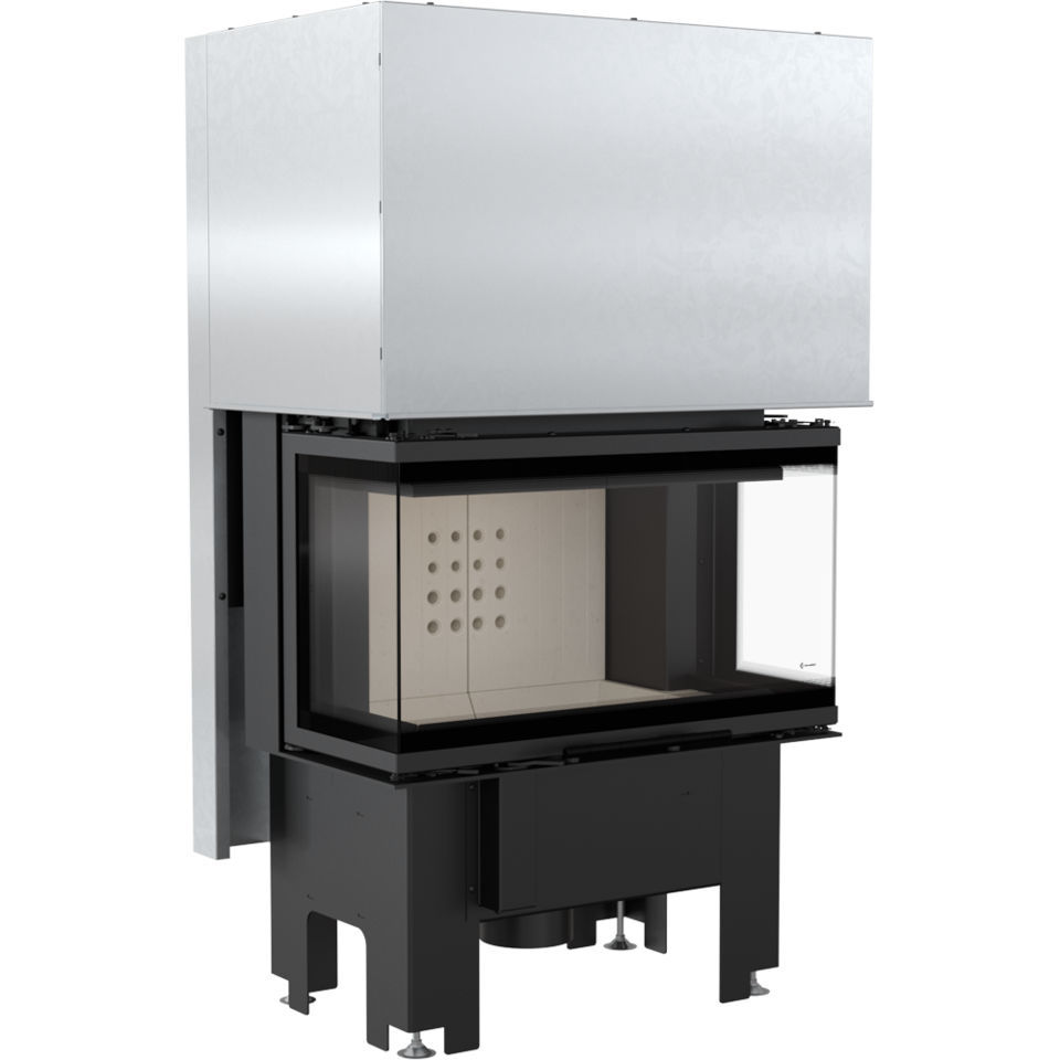 3-sided fireplace insert - NBC/680/280 - KRATKI - wood-burning / steel ...