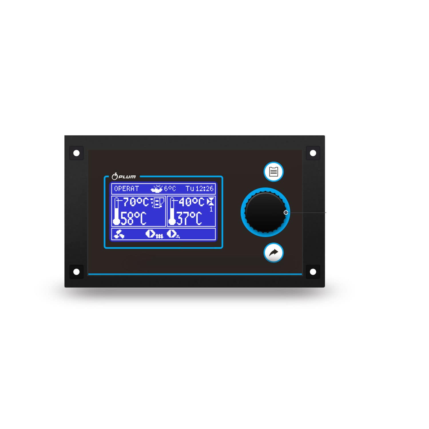 Wall-mounted heating controller - ECOMAX350P - PLUM Sp. z o.o. - for boiler