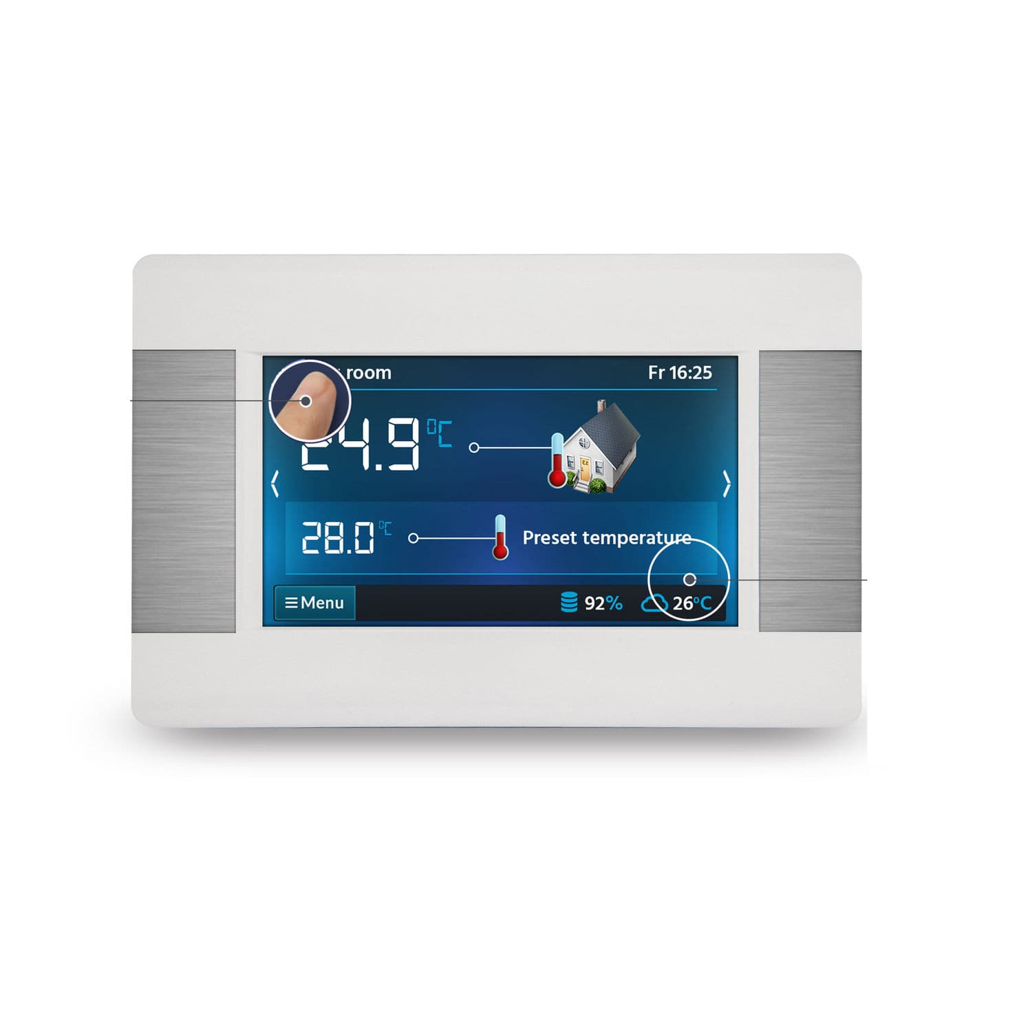 Ventilation system control panel - ECOSTER TOUCH - PLUM Sp. z o.o ...