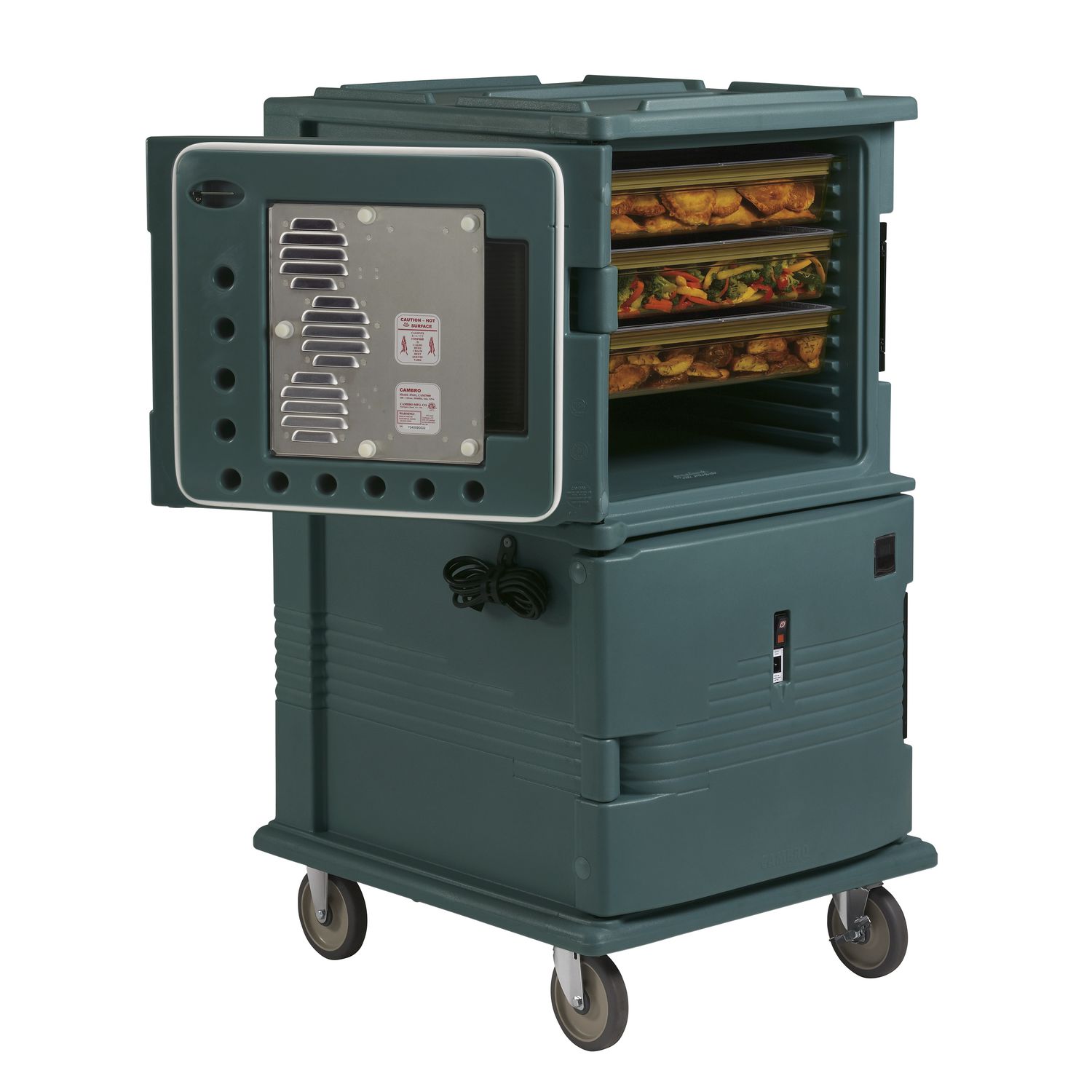 Commercial kitchen trolley - UPCH1600 - Cambro - warming / metal