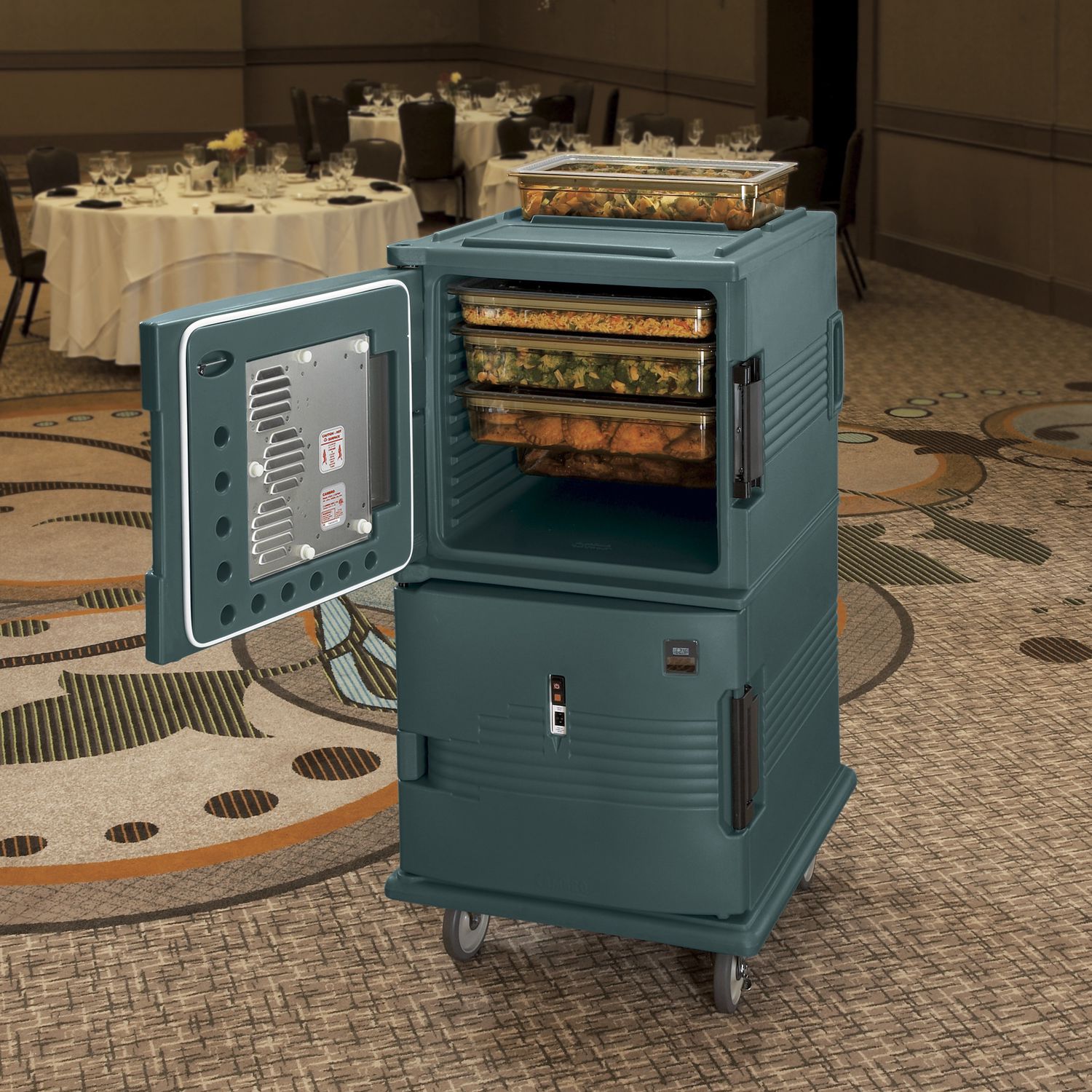 Food transport trolley - UPCH1600 - Cambro - for commercial kitchen ...