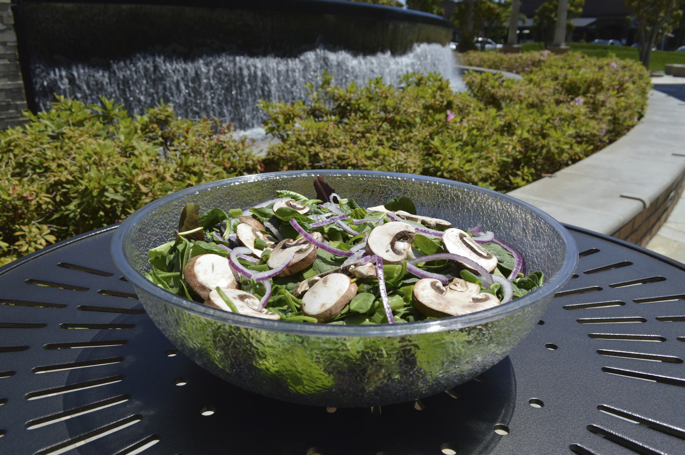 Glass salad bowl - PSB - Cambro