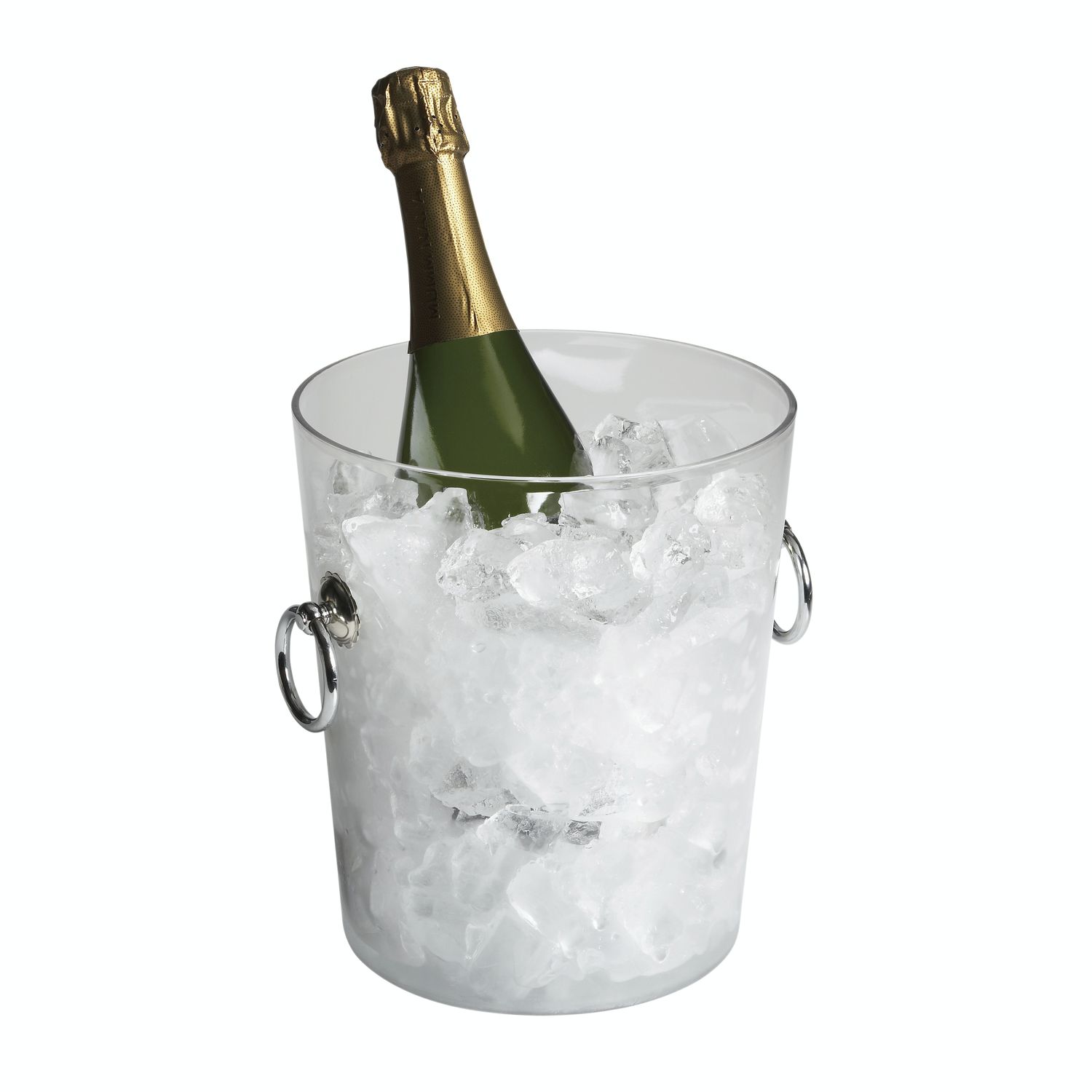 Glass champagne bucket - WC100CW - Cambro - commercial / white