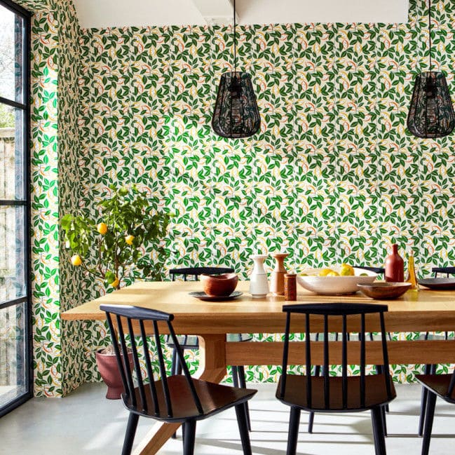 Contemporary wallpaper - St Clements - Scion - nature pattern ...