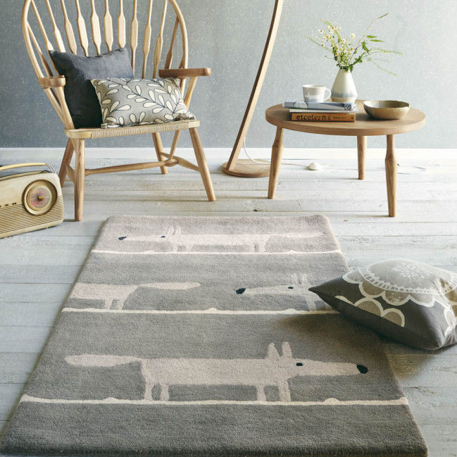 Contemporary rug - Mr Fox - Scion - animal motif / children's pattern ...