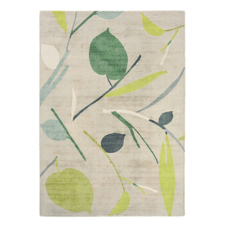 Contemporary rug - Oxalis - Scion - floral pattern / nature pattern / wool