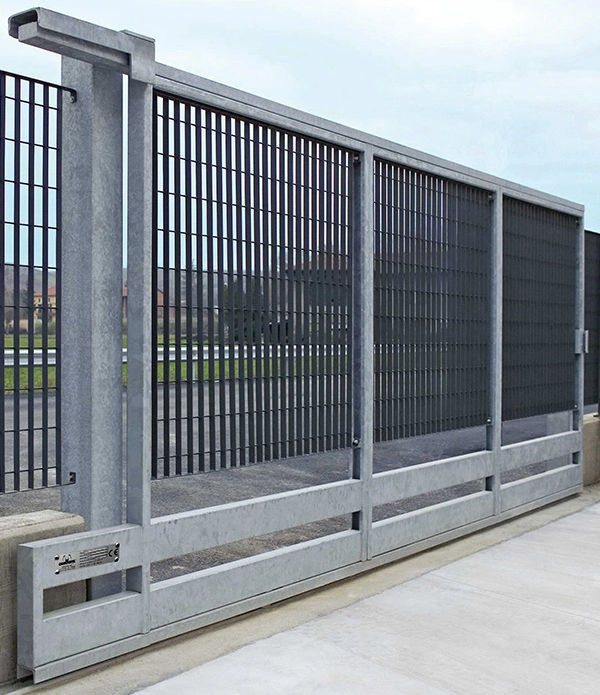 Swing gate - SG - Defim Orsogril - sliding / galvanised steel / welded mesh