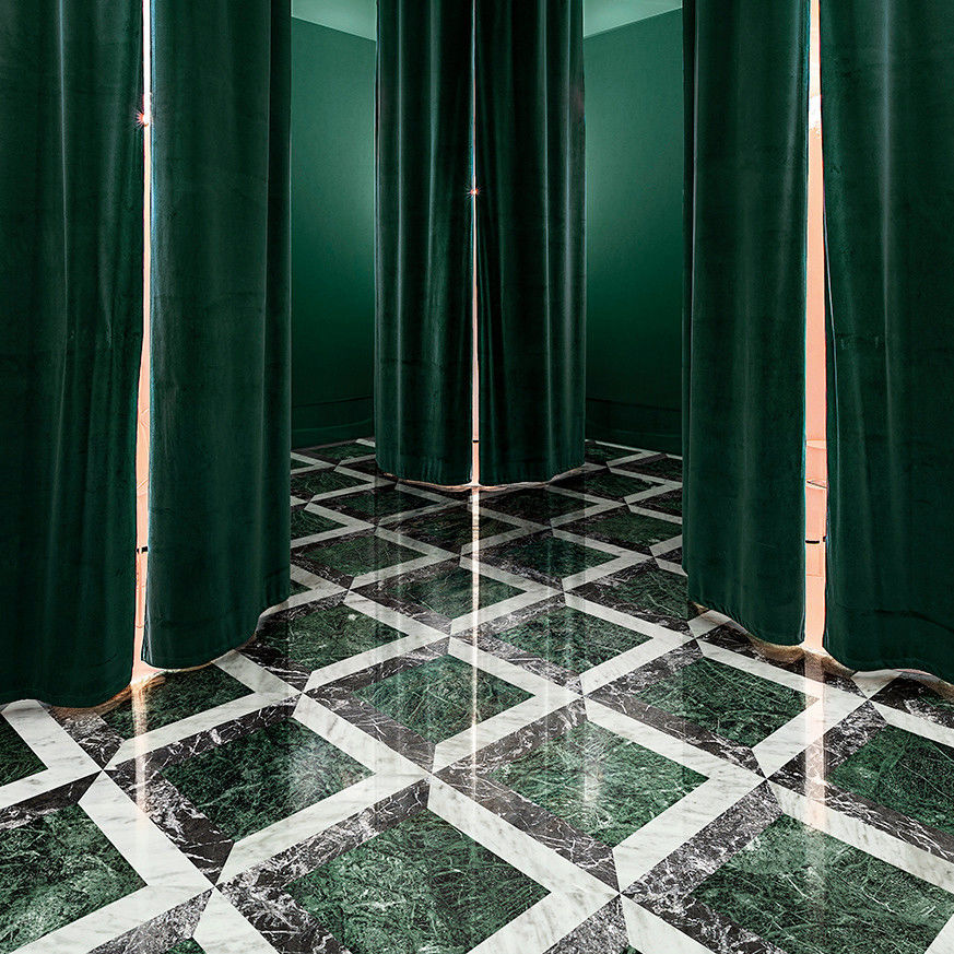 Indoor tile - CASILINA - BISAZZA BAGNO - floor / marble / rectangular