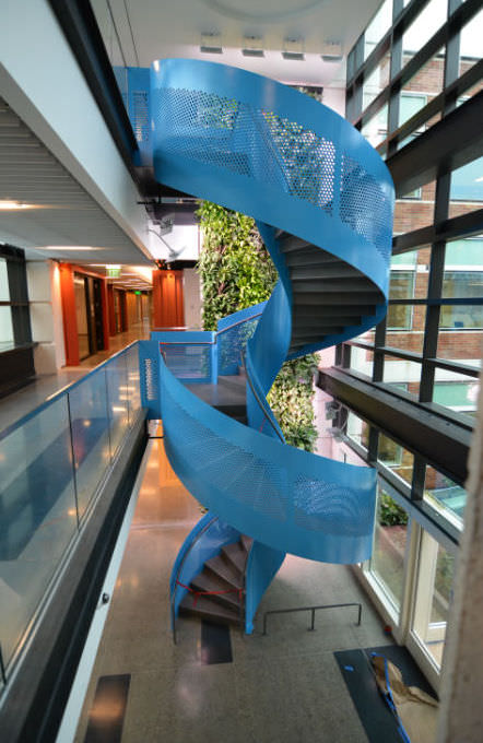 Metal railing - INFILL - HENDRICK MANUFACTURING - perforated sheet ...