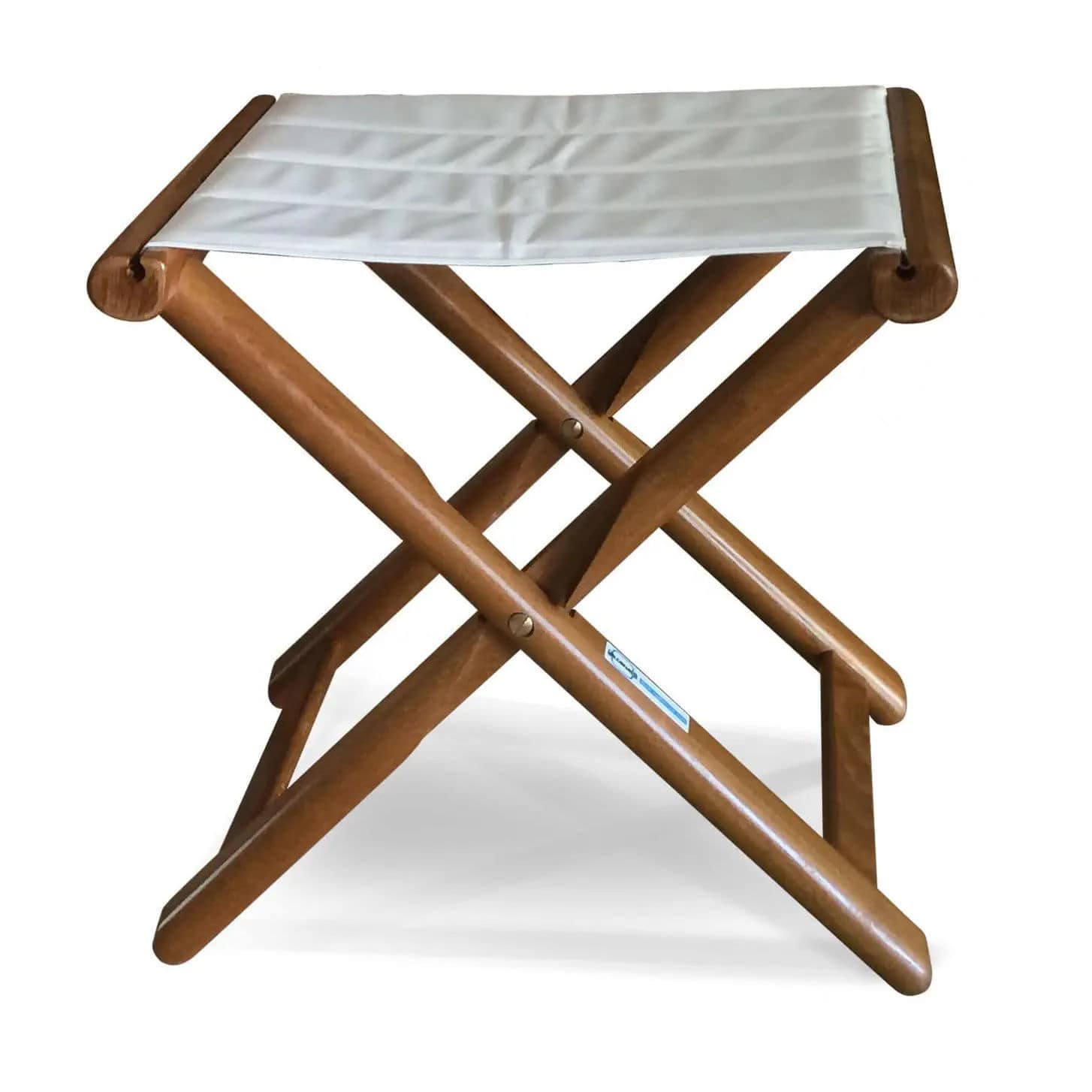 Boat stool - OVAL | 1DST.E - Valdenassi - contemporary / cotton / teak