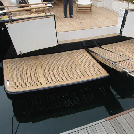 Teak grating - per plancette di poppa - Valdenassi - for exterior flooring