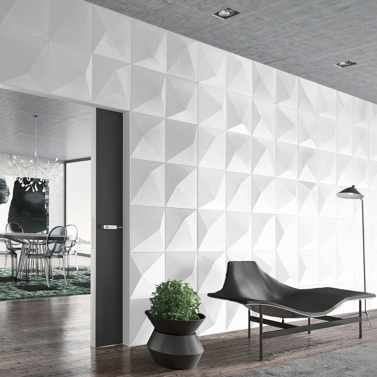 Concrete wall cladding - PRISMA - A Cimenteira do Louro - indoor ...