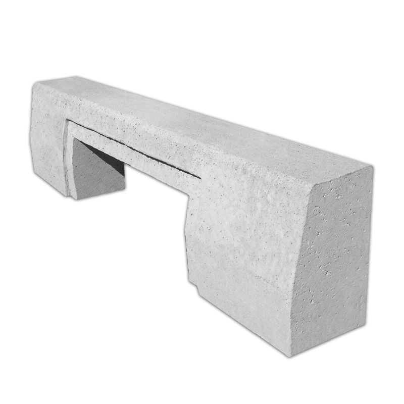 Gutter edge - KERB - A Cimenteira do Louro - concrete / U-shaped
