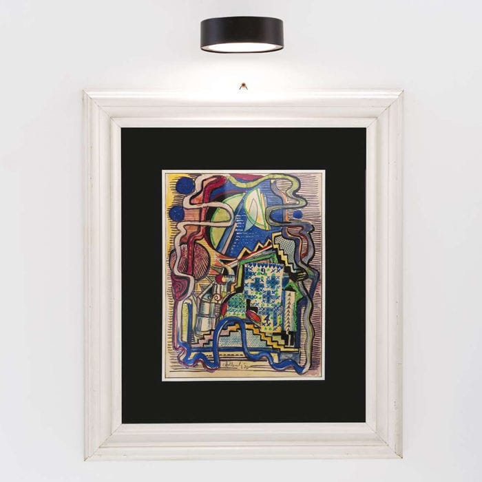 Contemporary wall light - SUPER O - Zafferano Srl - indoor / metal / round