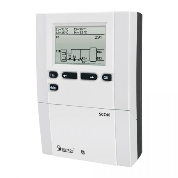 DIN rail heating controller - SCC40 - Seltron - wall-mounted / for ...