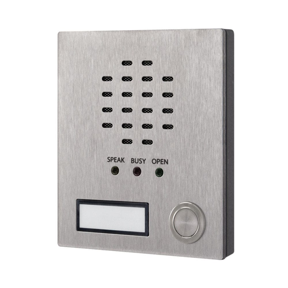 Brushed stainless steel intercom module - VR4KGSM-1NP - Videx ...