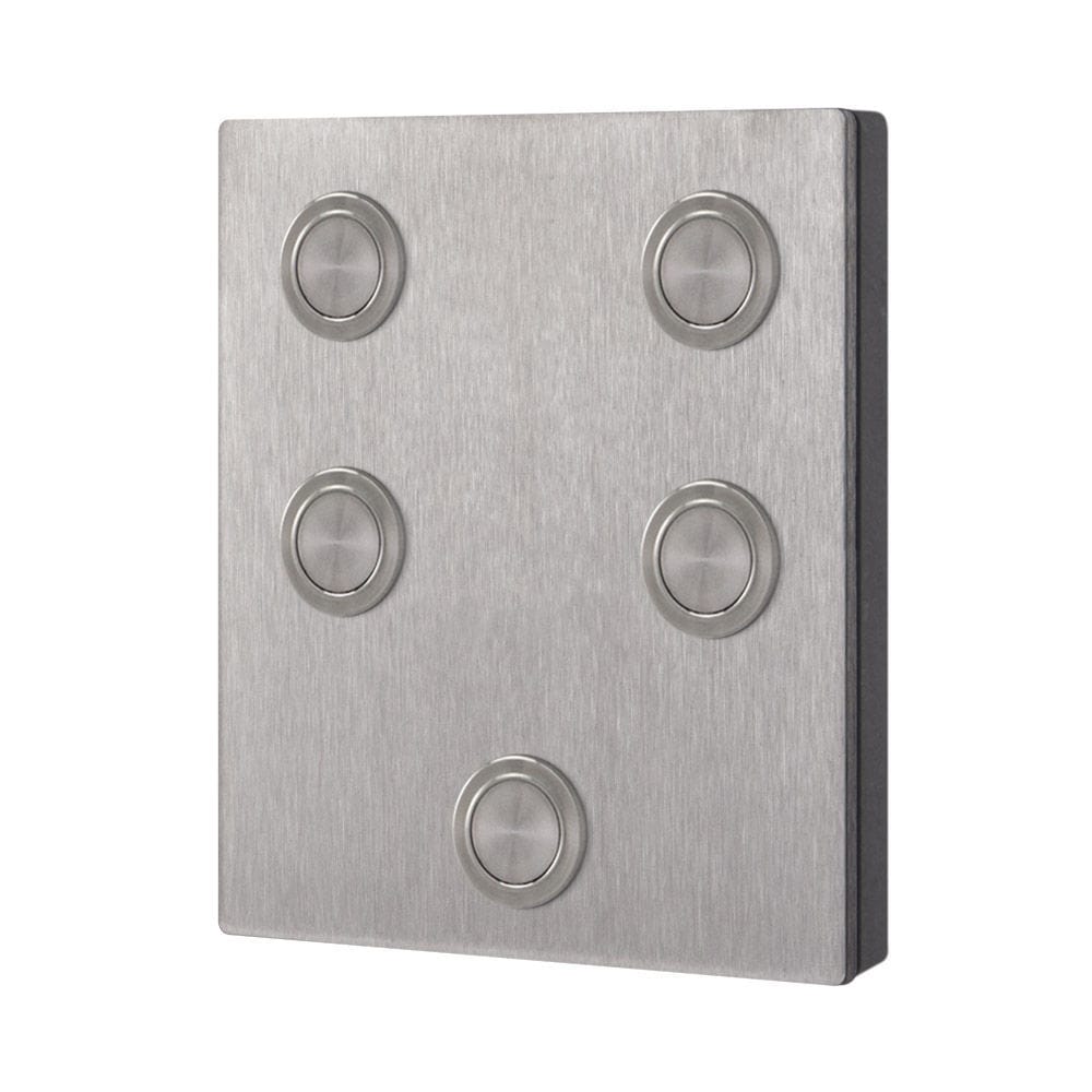 Brushed stainless steel intercom module - VR4KBM-5 - Videx Electronics ...