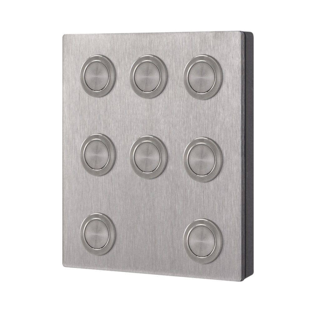 Brushed stainless steel intercom module - VR4KBM-8 - Videx Electronics ...