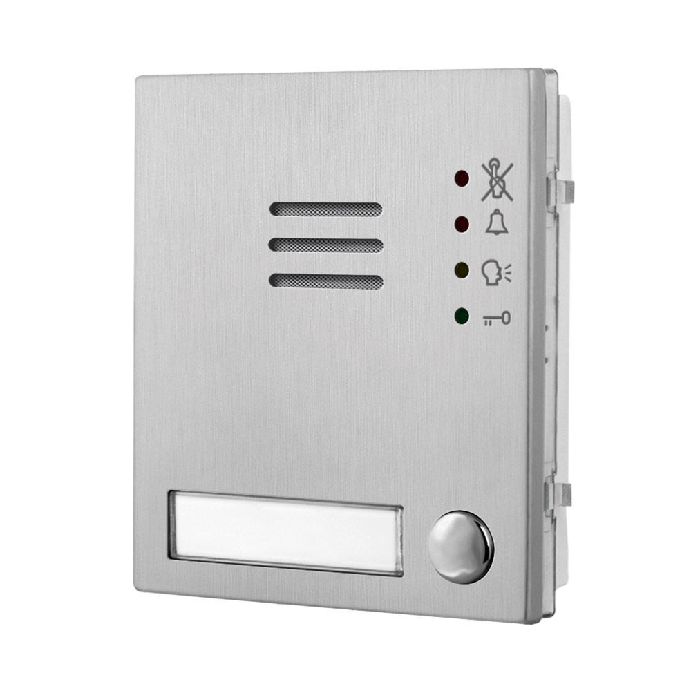 Matte finished stainless steel intercom module - 4304X-1 - Videx ...