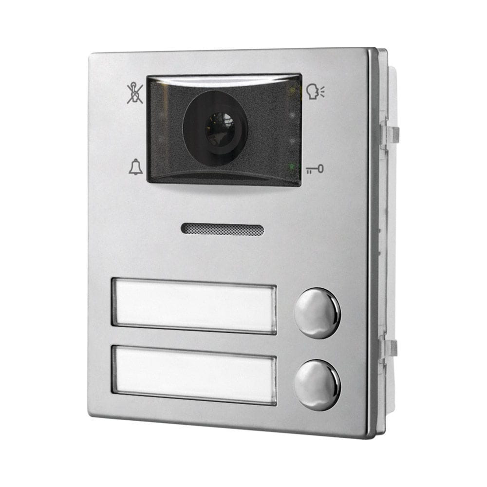 Matte finished stainless steel video door intercom - 4284X-2 - Videx ...