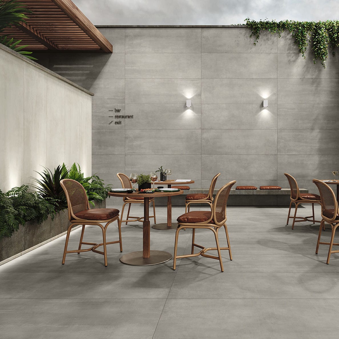 Porcelain stoneware tile - RULE - revigres - porcelain / matte / indoor