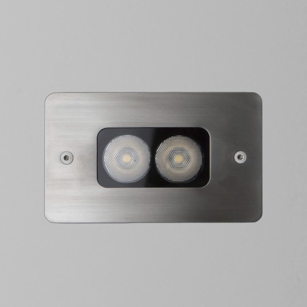 Floor spotlight - DOMINO 2 - PURALUCE - recessed / LED / elliptical