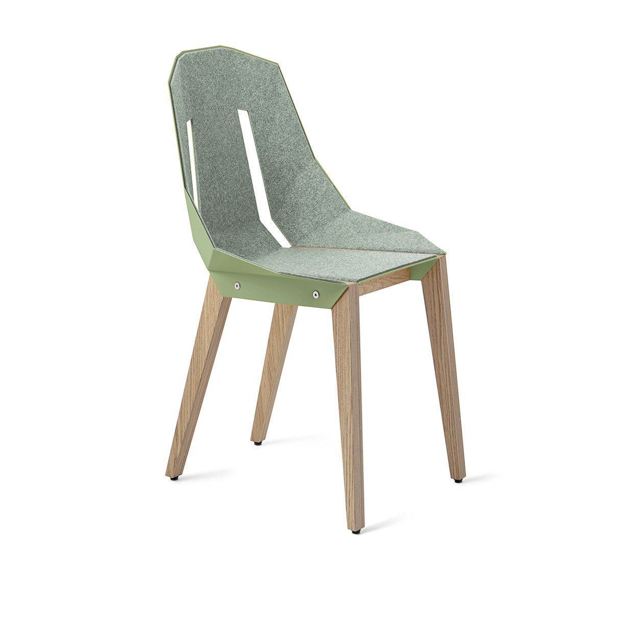 Scandinavian design chair - DIAGO - Tabanda - indoor / fabric / aluminum