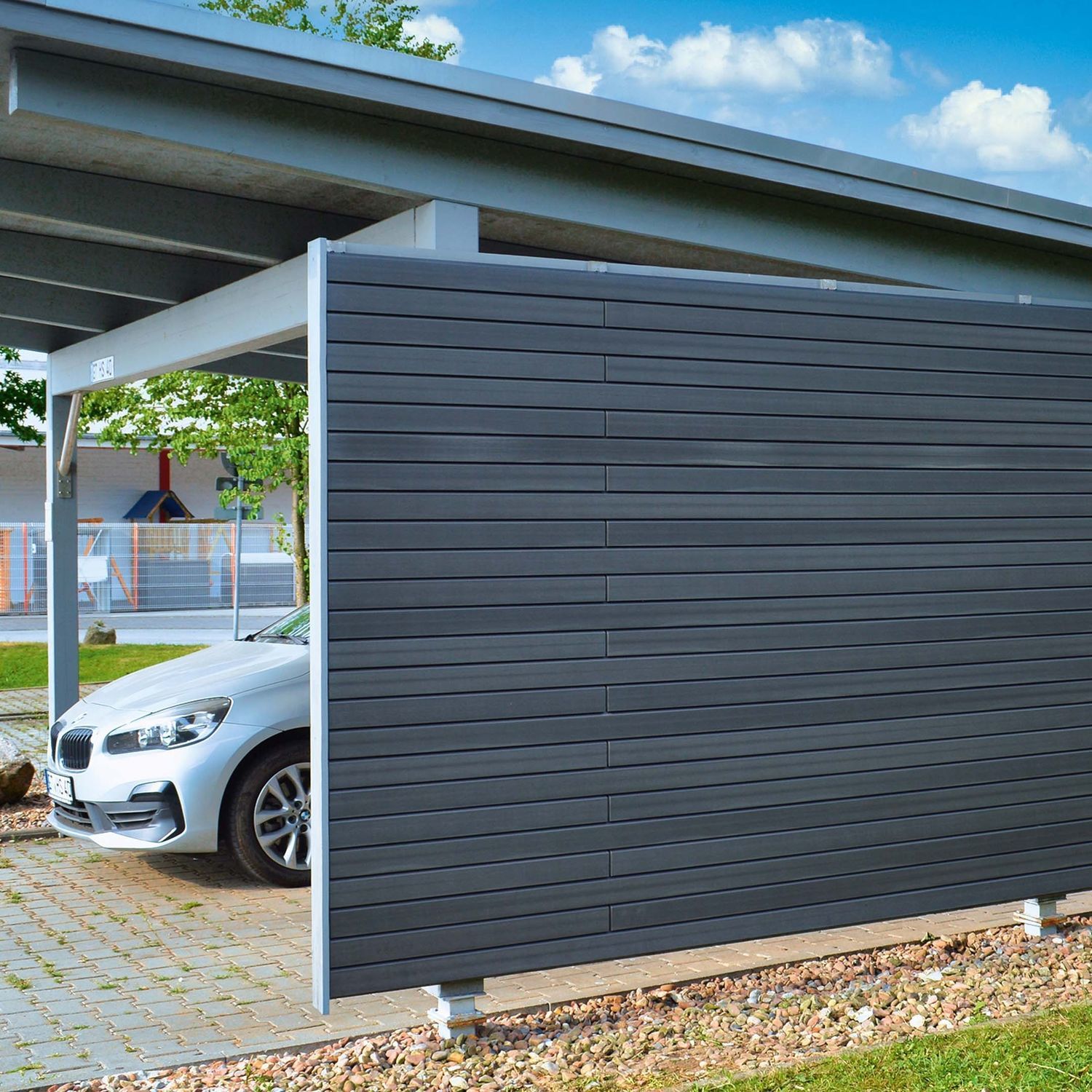 WPC profile - Rhombus - megawood by NOVO-TECH - for facade / for wall ...