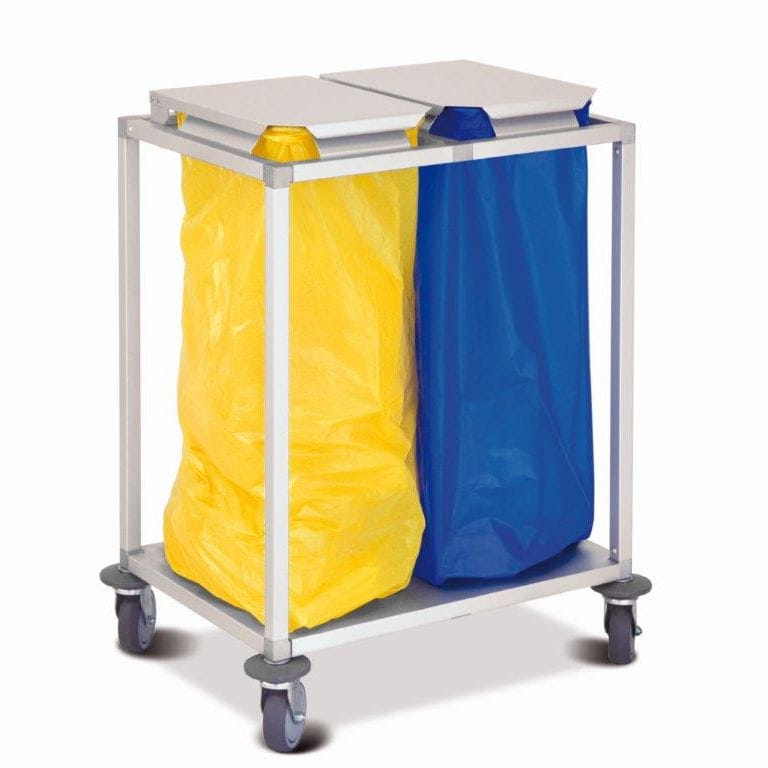 Waste trolley - OSAKA DOUBLE - Mercura Industries - commercial ...