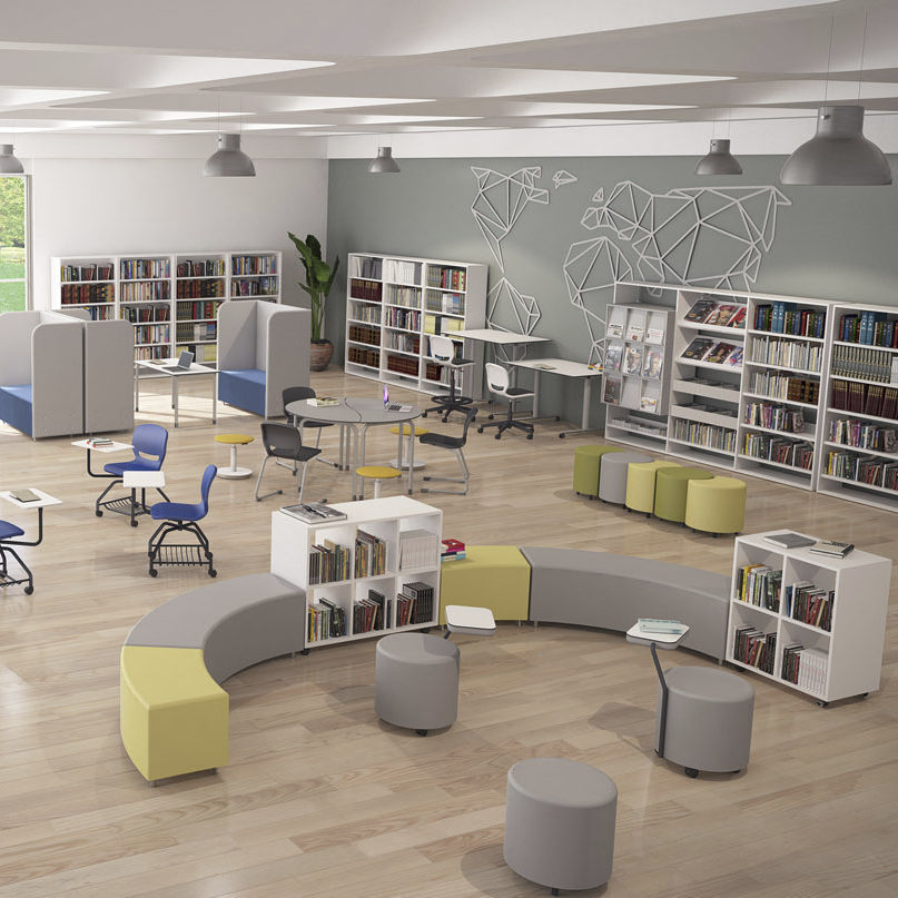 Contemporary pouf - BLRDM - Nautilus SA - fabric / foam / round