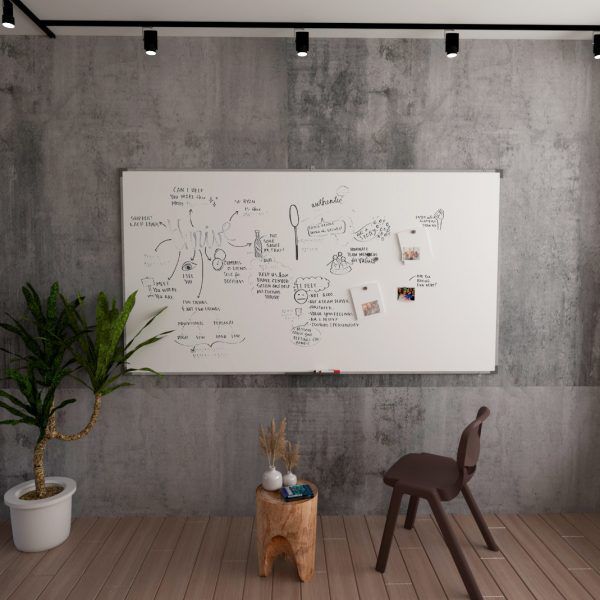 Magnetic board - QP09 - Nautilus SA - white / writing / wall-mounted