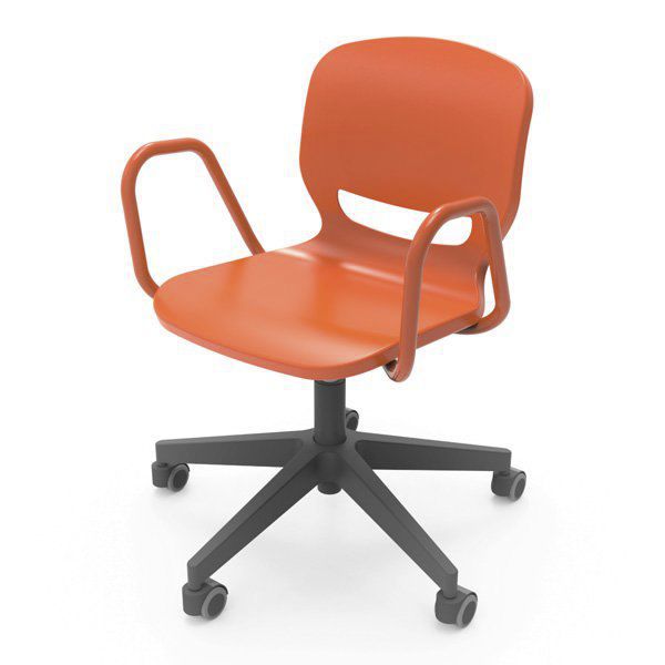 Contemporary chair - ERGOS SHELL SPIN - Nautilus SA - indoor / plastic ...