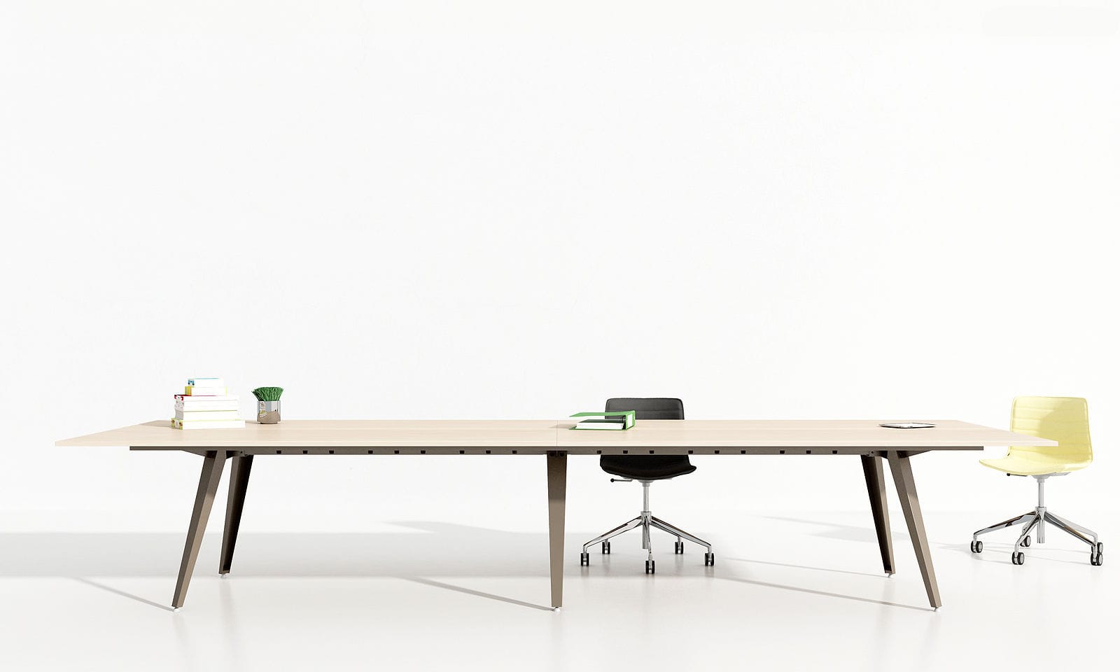 Contemporary boardroom table - OPE - Iduna S.A. - wooden / wooden base ...