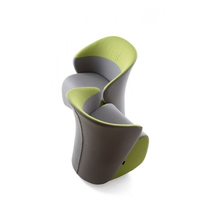 Contemporary visitor chair - KOCCOLA - KASTEL srl - indoor / fabric ...