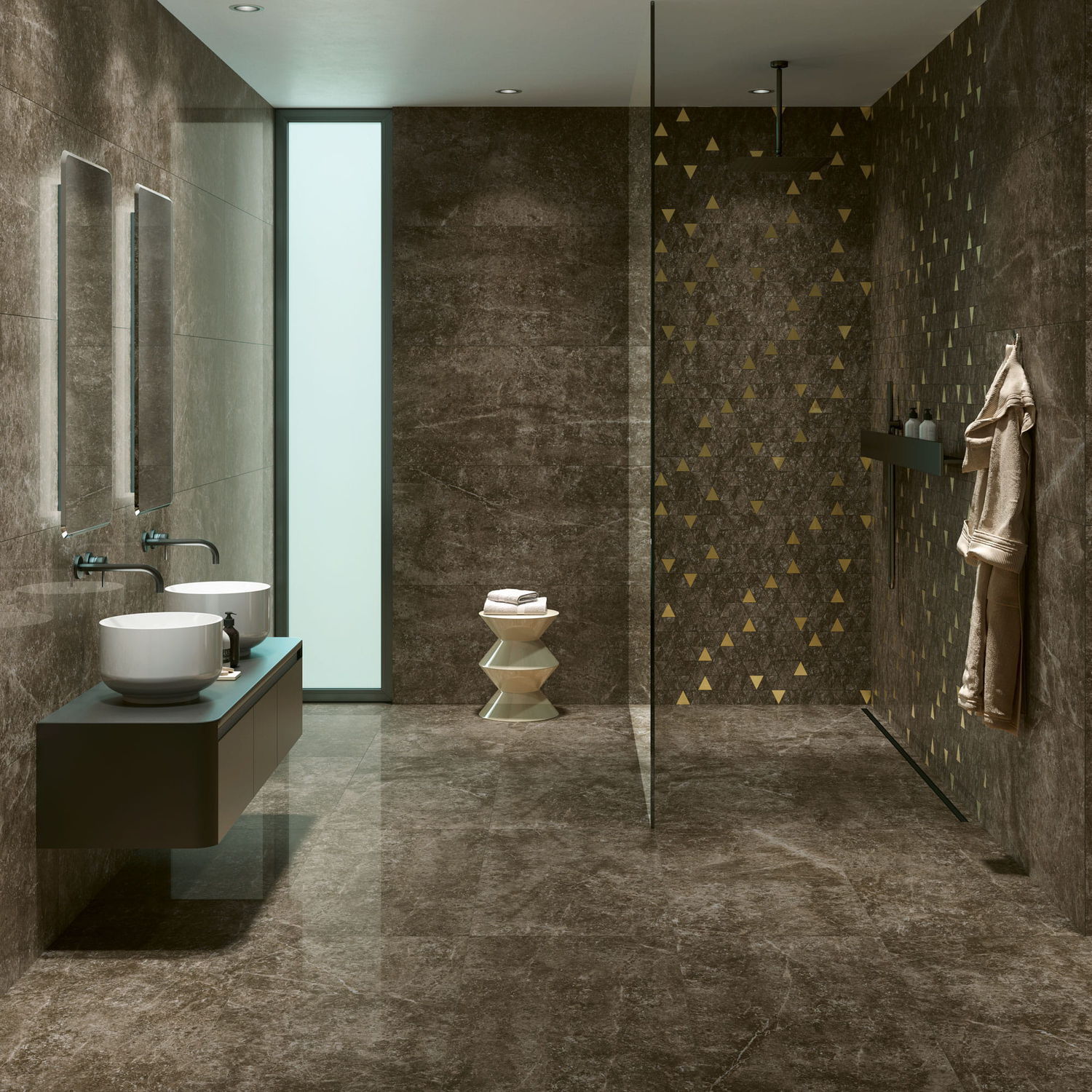 Porcelain stoneware tile - PRESTIGE - MARGRES - polished / natural ...
