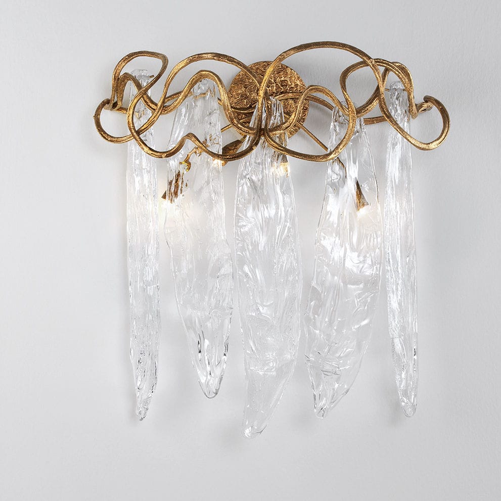 Traditional wall light - NIAGARA CASCADE - Serip - indoor / bronze / glass