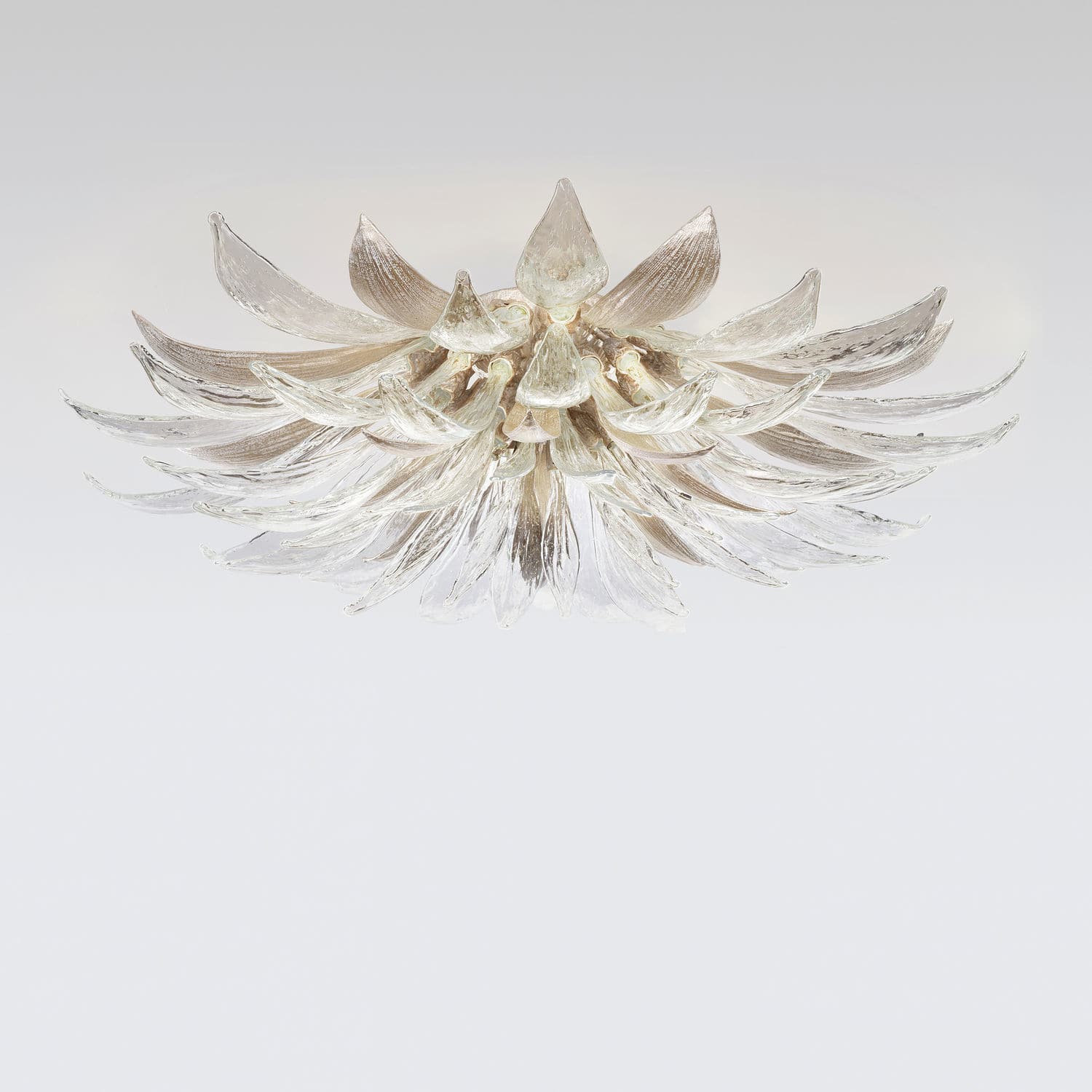 Contemporary ceiling light - RAY LARGE - Serip - glass / bronze / LED